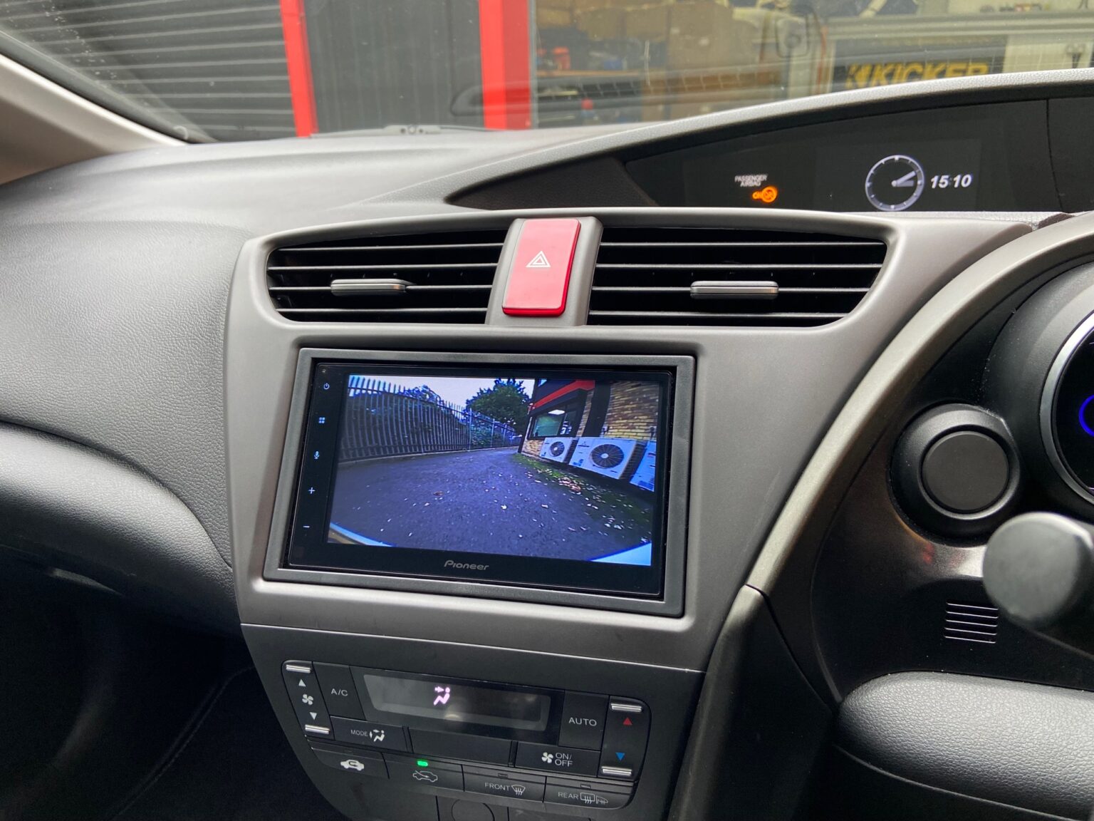 Honda Civic MK9 2015 model upgraded with Pioneer SPH-DA160DAB plus ...